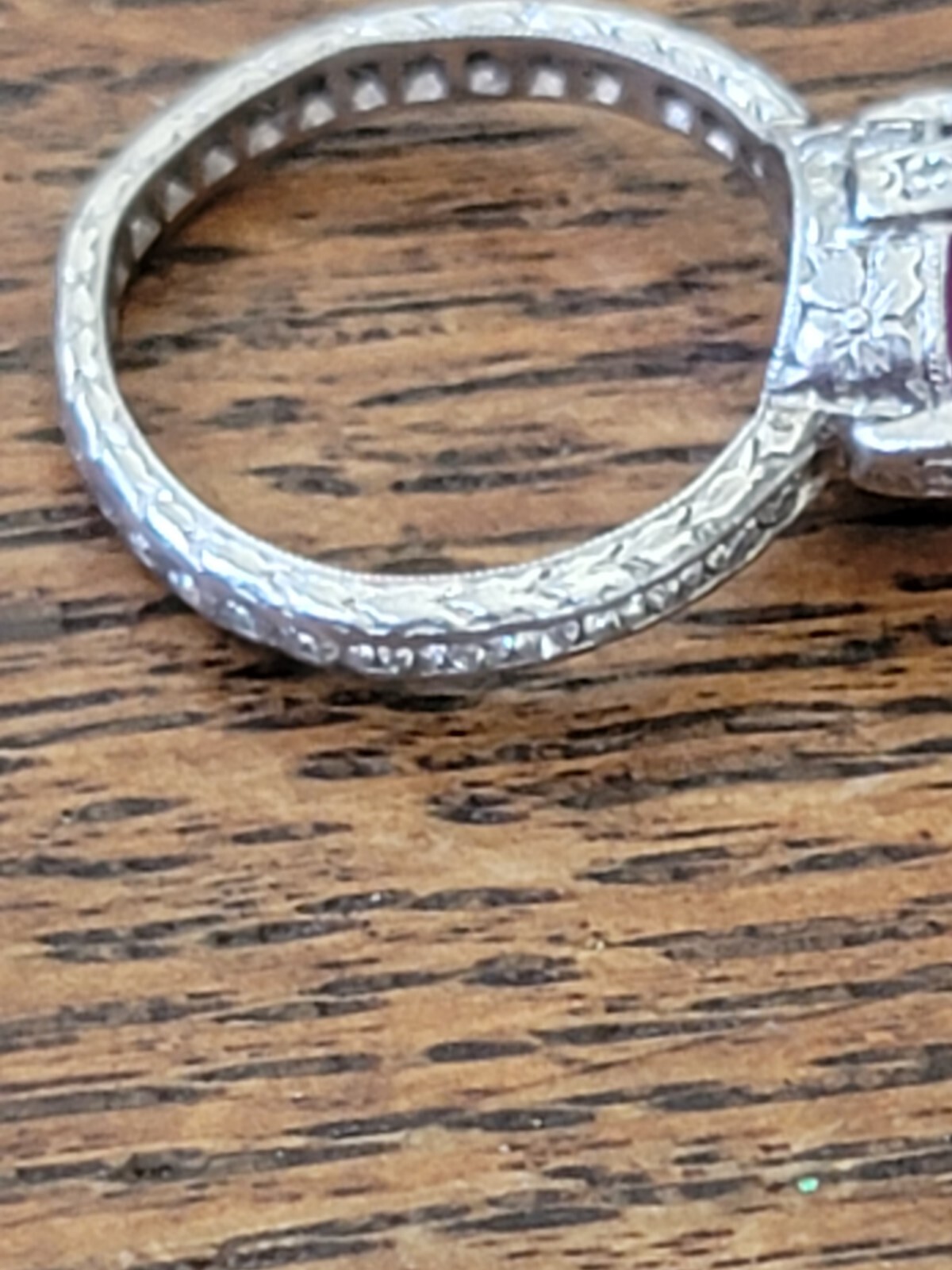 Loree Rodkin Platinum Diamond Pink Sapphire Ring | eBay