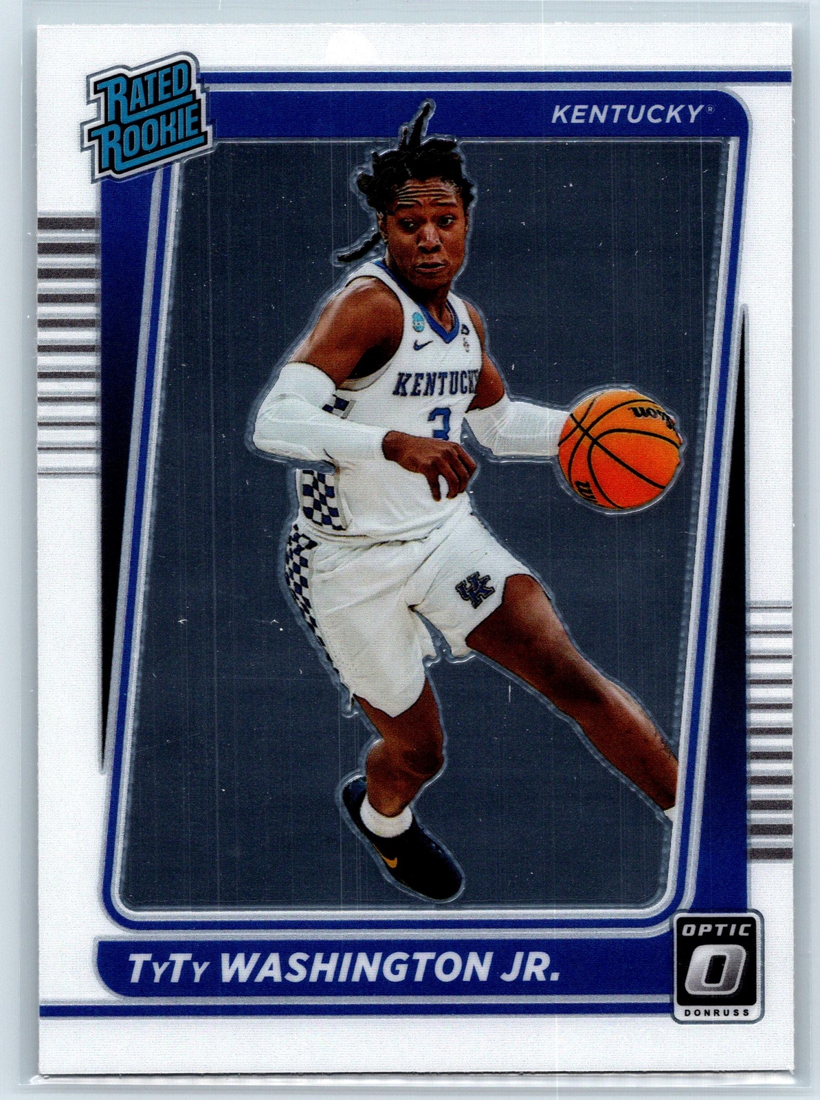 TyTy Washington Jr. 2022 Chronicles Draft Donruss Optic Rated Rookie ...