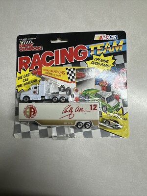 Racing Champions Bobby Allison Race Team Car Hauler NASCAR 1991 | eBay