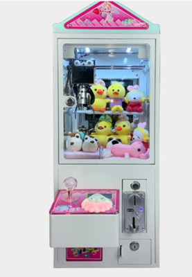 Mini Claw Crane Machine Candy Toy Grabber Catcher Carnival Charge Play ...