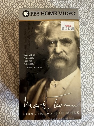 Mark Twain (VHS, 2001, 2-Tape Set) Ken Burns PBS Documentary Brand New ...