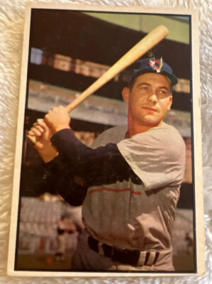 1953 Bowman Color Baseball Bob Addis #94 Chicago Cubs READ DESCRIPTION ...