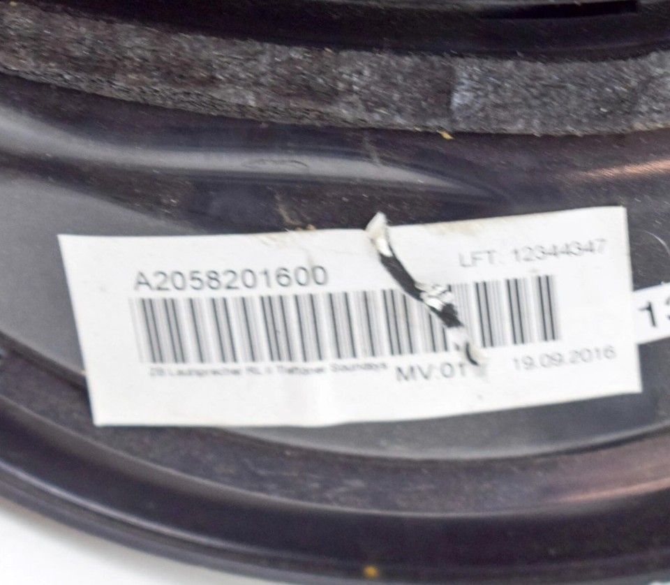 Mercedes-Benz C W205 Burmester Sound System Speaker Set A2057205803 ...