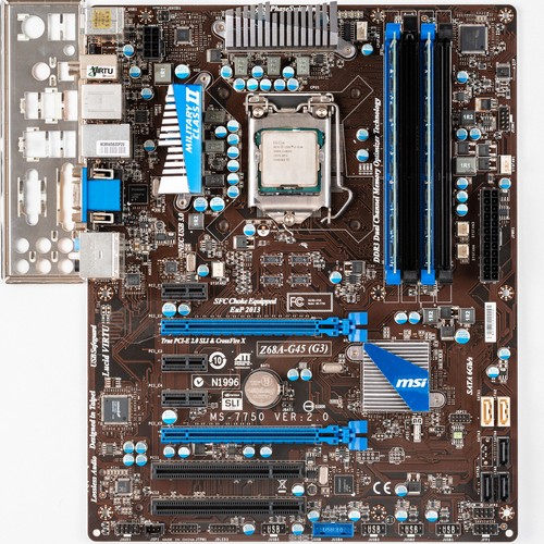 MSI Z68A-G45 (G3) LGA1155 ATX Z68 Motherboard DDR3 SLI Updated UEFI ...