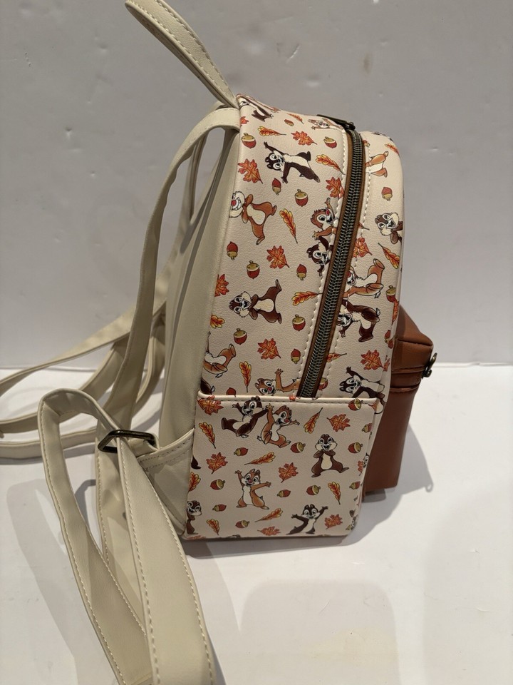 Loungefly Disney Chip 'N Dale Fall Mini Backpack | eBay