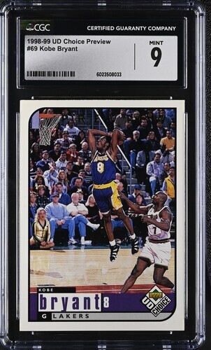 BASKETBALL NBA 1998-99 Upper Deck UD Choice Preview - Kobe Bryant #69 ...