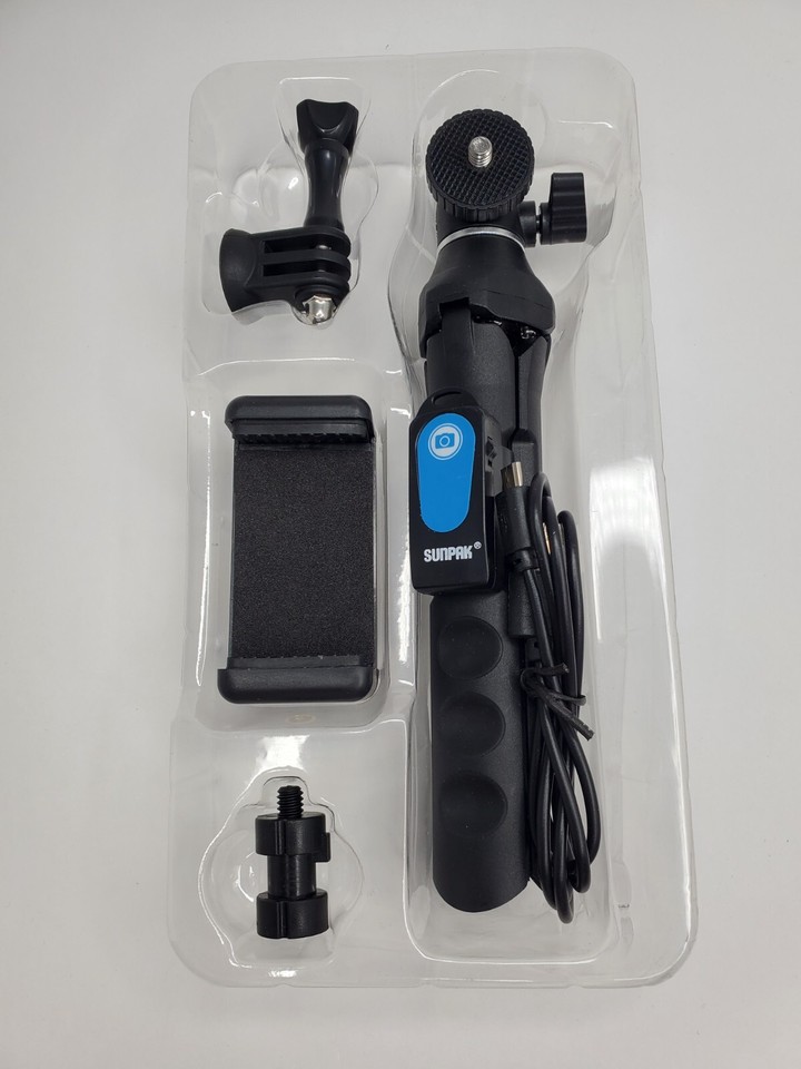 Sunpak - Multipod Multi-Function Tabletop and Handheld Tripod w Bluetooth remote | eBay