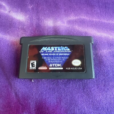 Masters of The Universe He-Man Power Of Grayskull Nintendo GameBoy ...