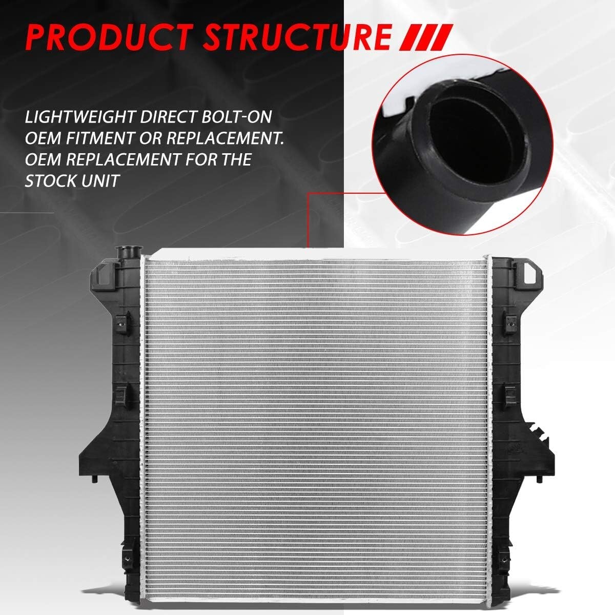 Cooling Radiator for Dodge 03-09 Ram 2500 3500/08-09 4500 5500 5.9L 6 ...