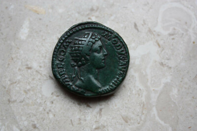 COMMODUS Dupondius - RIC 1614 - unter Marc Aurel / Marcus Aurelius ...