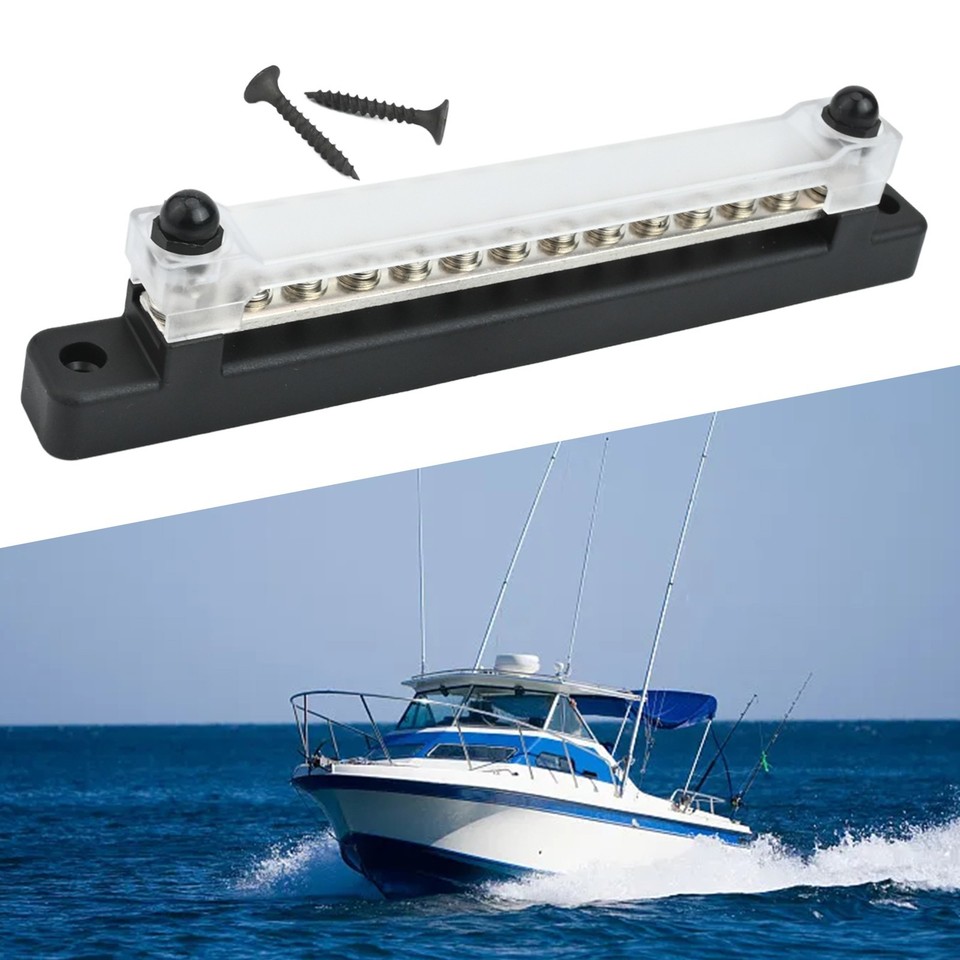 Sturdy 12V Distribution Bus Bar Cover Designed for Auto and Marine Use ...