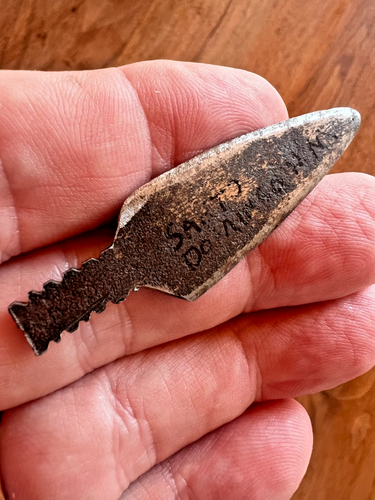 Spanish Colonial Hand-Forged Iron Trade Blade – Found Near Santo ...