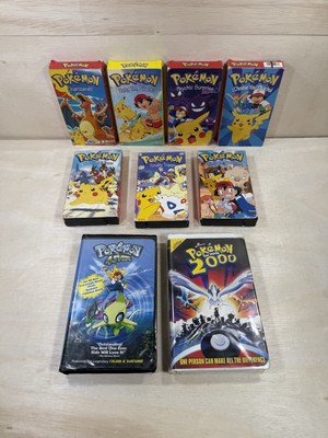Pokemon VHS Tapes Lot of 9 Viz Video Pioneer 1997-2003 Vintage 90s ...