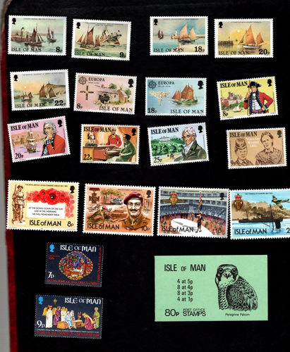 Isle of Man sc#184-8,191-7,201-6 #190b Booklet (1980-1) Complete MNH | eBay