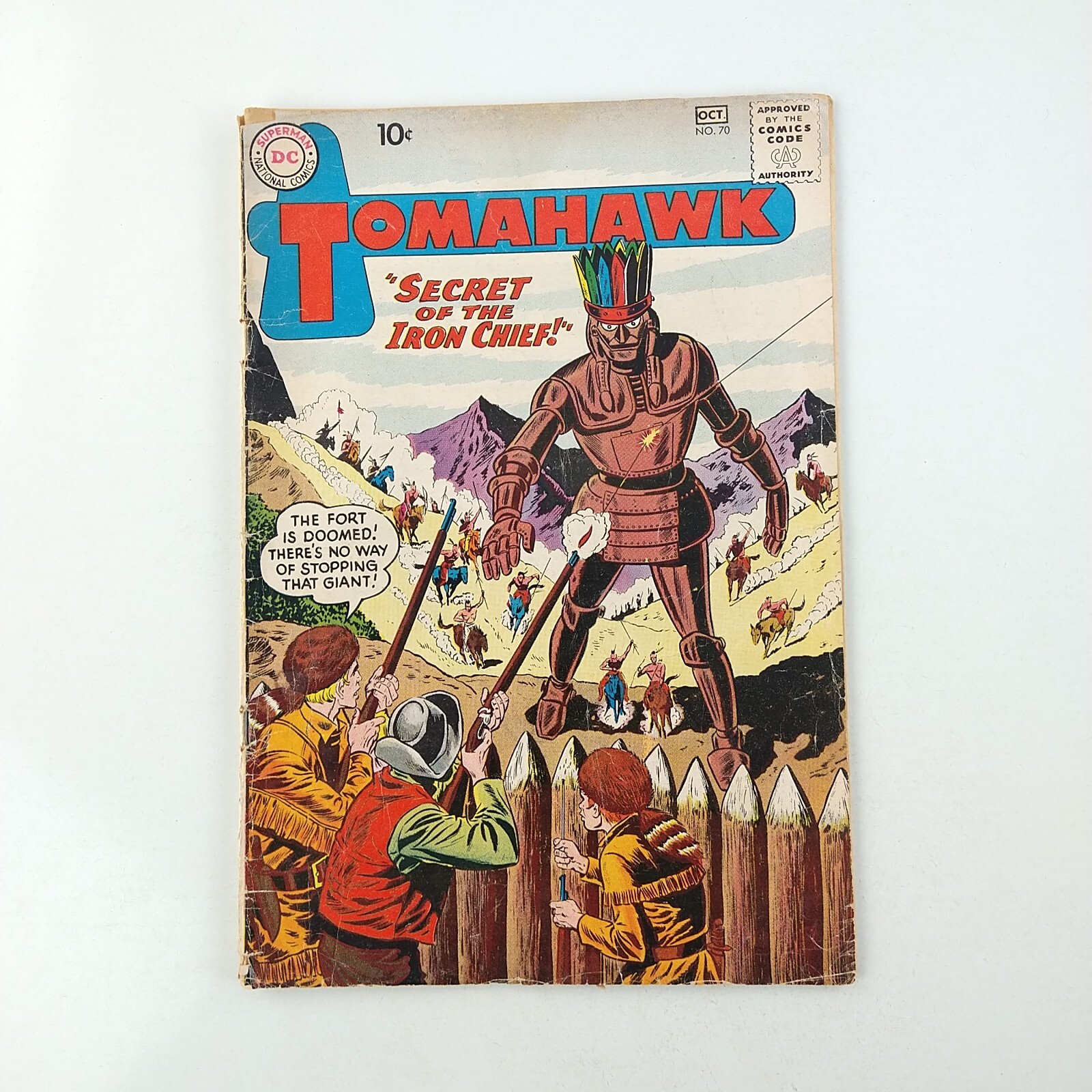 Tomahawk #70 Secret of the Iron Chief Western GD+ (1960 DC Comics) | eBay