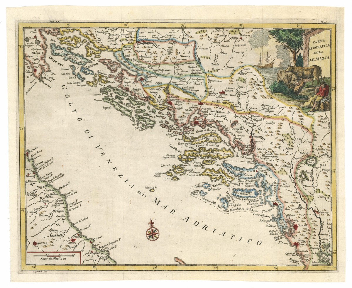 Dalmazia Map Pa Stradale Verona Davide Longhi Progettare Reti E