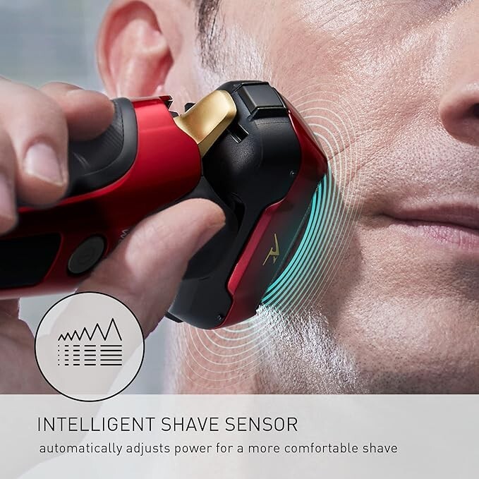 Panasonic ARC5 Electric Razor for Men with Pop-up Trimmer - Red ...
