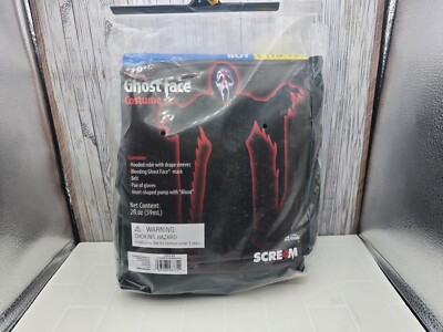 Bleeding Ghostface lives Scream vi costume fun world boys Large | eBay