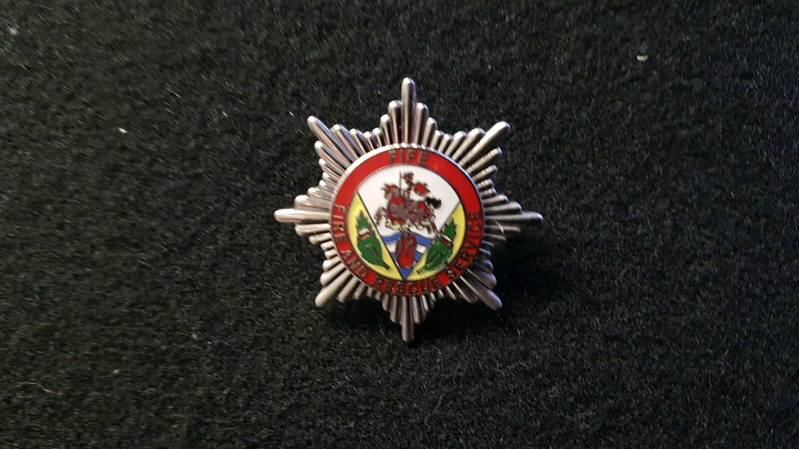 Vintage Obselete Rare Fire Brigade Cap Badge - Fife Fire and Rescue ...