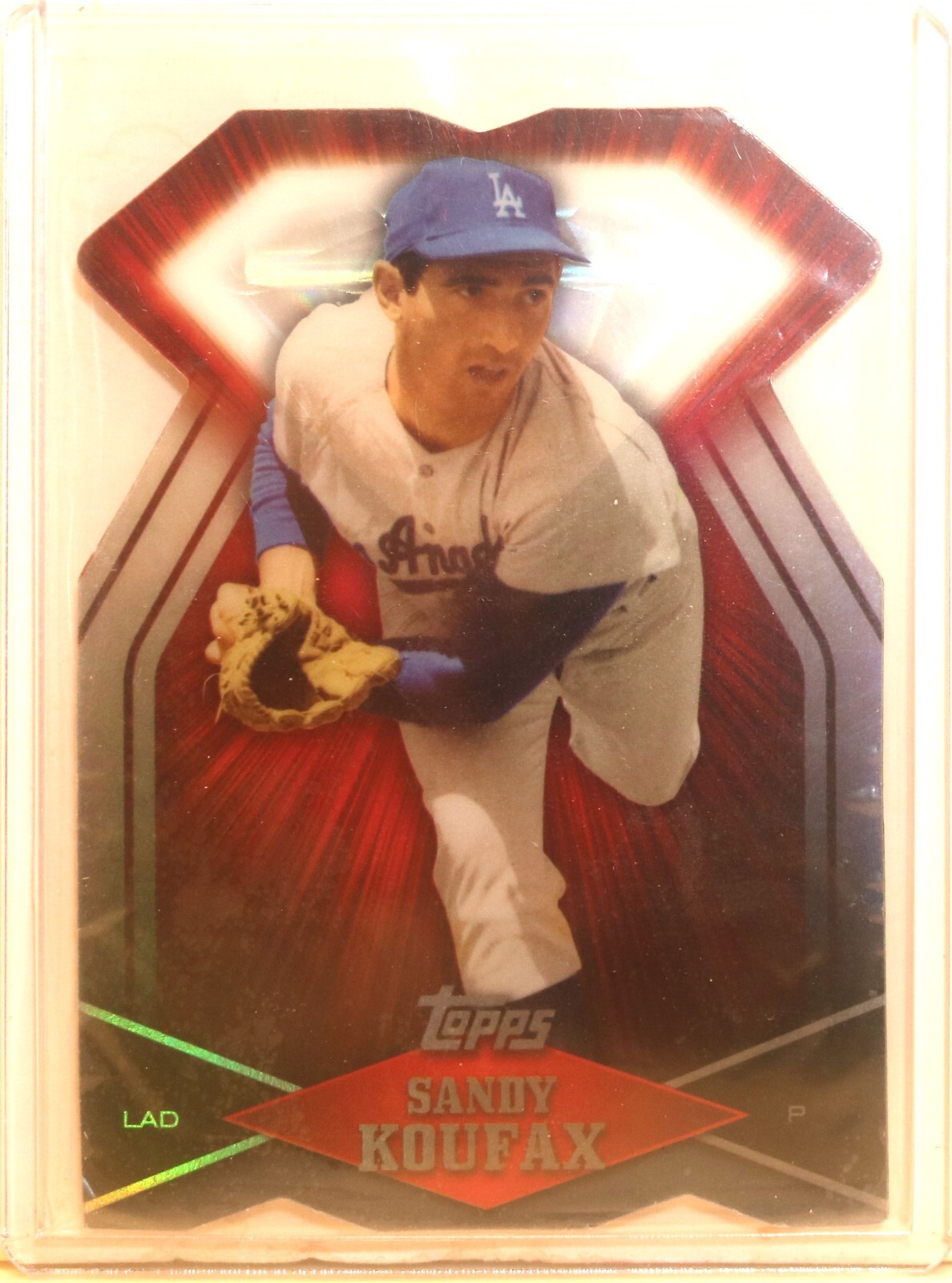 2011 TOPPS DIAMOND DIG DIAMOND DIE CUT DDC-67 SANDY KOUFAX WITH COATING ...