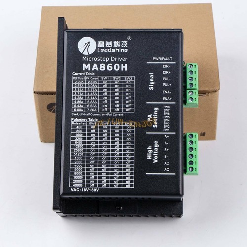 ONE LeadShine MA860H 2,4 Phase Stepper Motor Drive Up to 80VAC/110VDC 7 ...