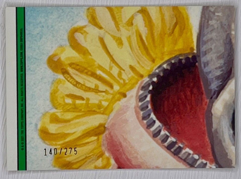 2021 Topps Chrome Garbage Pail Kids 157a YELLOW WAVE REFRACTOR /275 ...