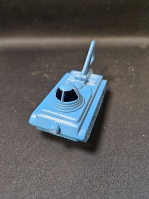 Vintage 1960's MARX Moon Base Operation Play Set Blue Track Vehicle w ...