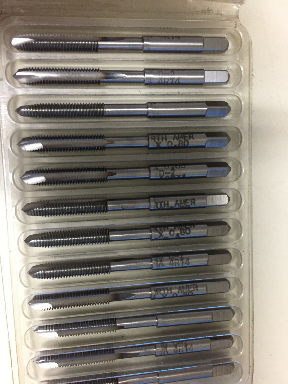 M5 X.8 2 FLT SPPT CUT TAPS - MFG BY NATC - RELIEVED SHANK | eBay