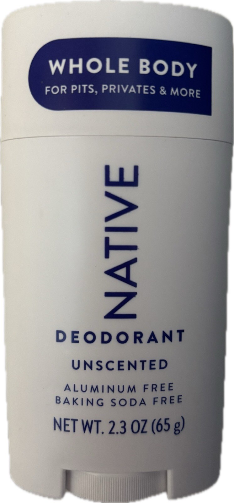 Native Whole Body Stick Deodorant Unscented Natural Ingredients No ...