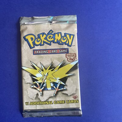 Pokemon 1st Edition Fossil Booster Pack | FACTORY SEALED 1999 WOTC 🔥 ...
