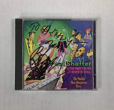 Paul Shaffer “The World’s Most Dangerous Party” AUTOGRAPHED CD ...