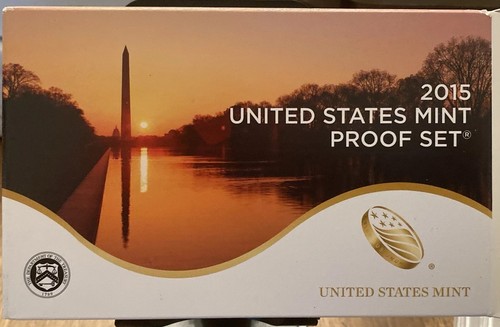 2015-S United States Mint Clad Proof Set 14 Coin Collection with Box ...
