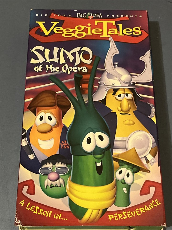 VeggieTales Sumo of the Opera VHS - Green Tape 2004 - Kids Lesson ...