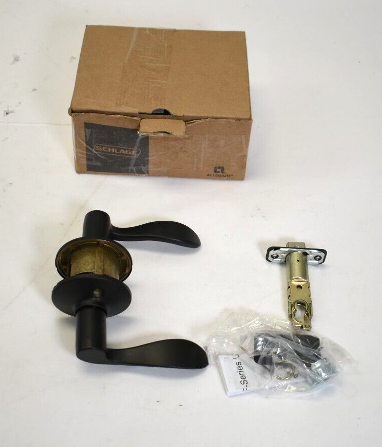 Schlage F10-ACC 622 Accent Door Lever Hall & Closet Passage Lock 1-3 ...