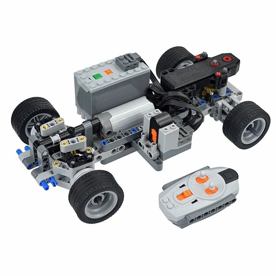 Technic Parts for Lego Kits RC Motor Car Rast Chassis Building Blocks ...