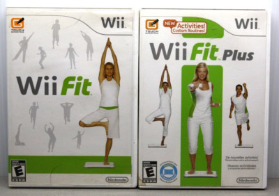 Nintendo Wii Fit And Wii Fit Plus Bundle Lot of 2 Games Tested Complete ...