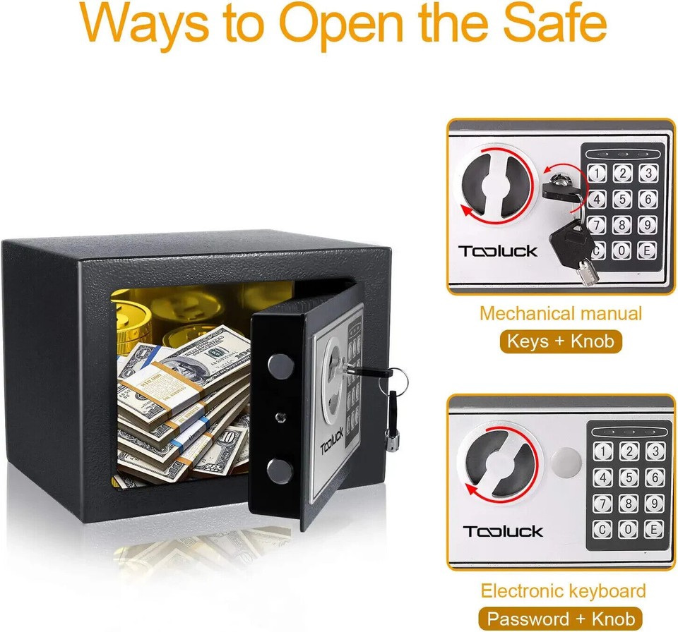 Security Safe Box Sentry Safe Lock Box WaterProof Digital with Keypad Home Hotel | eBay