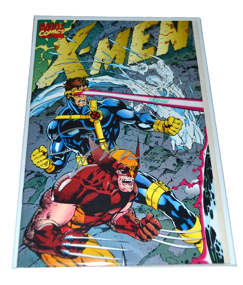 X-MEN #1 Signed STAN LEE & JIM LEE Autograph 4 PAGE GATEFOLD COVER C | eBay