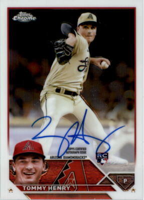 2023 Topps Chrome Rookie Autographs #RATH Tommy Henry Auto - NM-MT | eBay