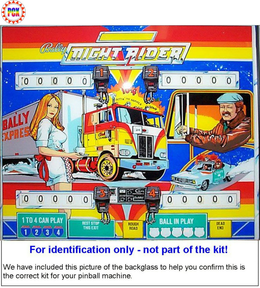 1976 Bally Night Rider Pinball Machine EM Fuse Kit - 10 Fuses | eBay