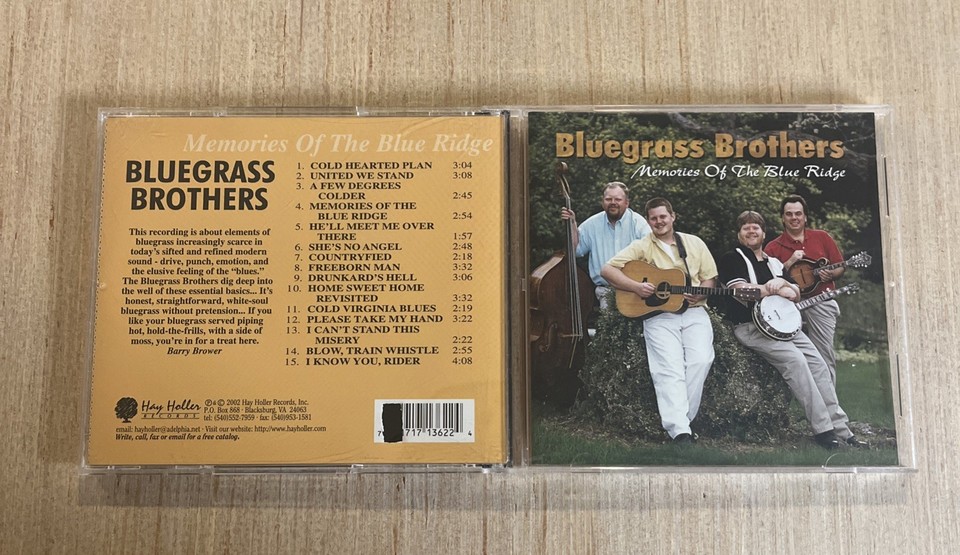 Bluegrass Brothers Memories of the Blue Ridge CD Hay Holler Records | eBay