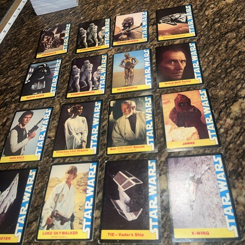 1977 WONDER BREAD STAR WARS 16 CARD LOT LEIA DARTH VADAR CHEWBACCA | eBay