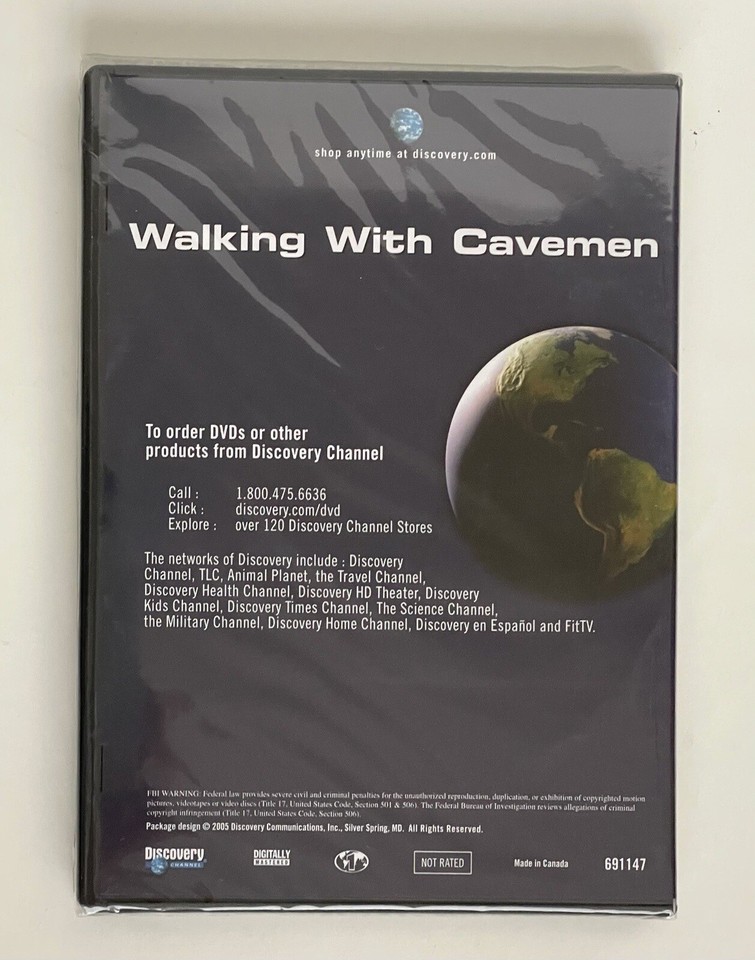 Walking With Cavemen DVD Discovery Channel 2005 TV Documentary New ...