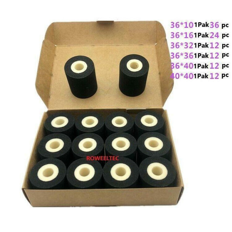 12pcs Hot Ink Roller 36*32mm for Solid Ink Wheel Code Printer Coding ...