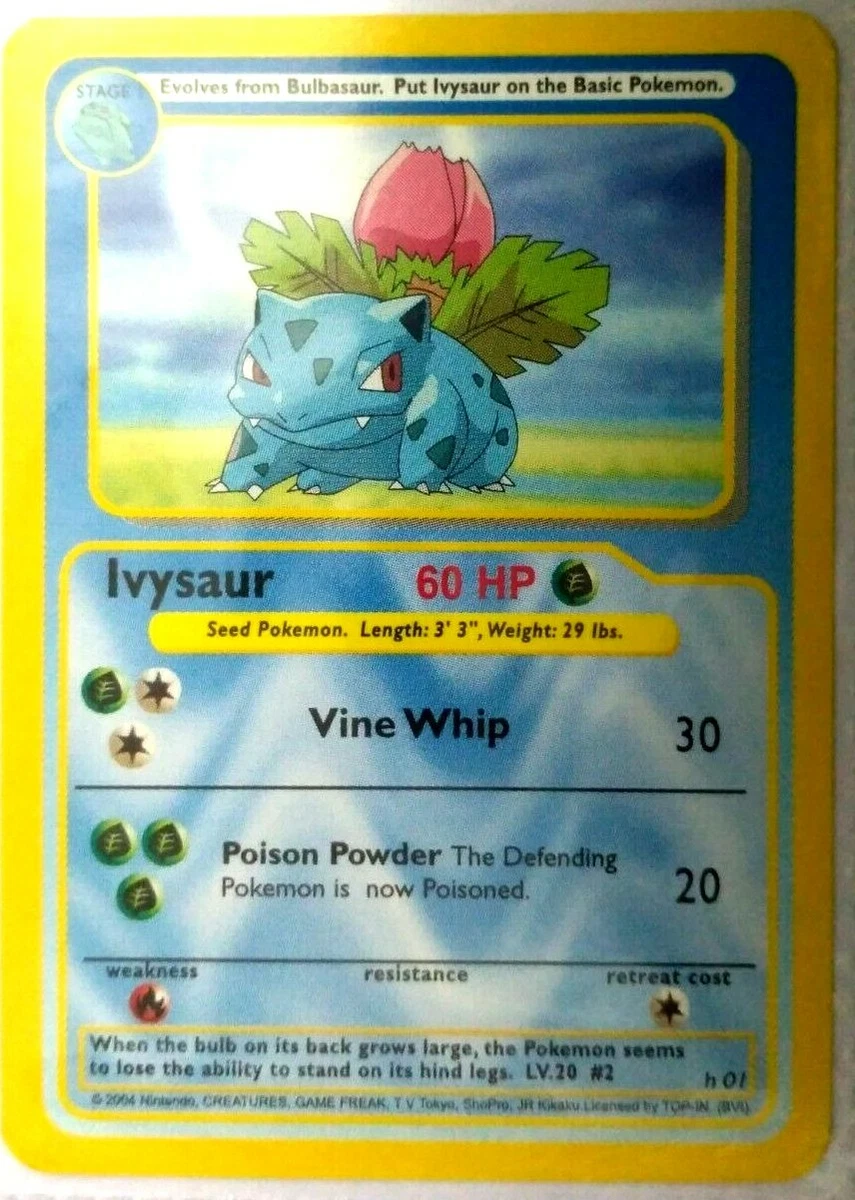 Pokemon Ivysaur Evolution Chart