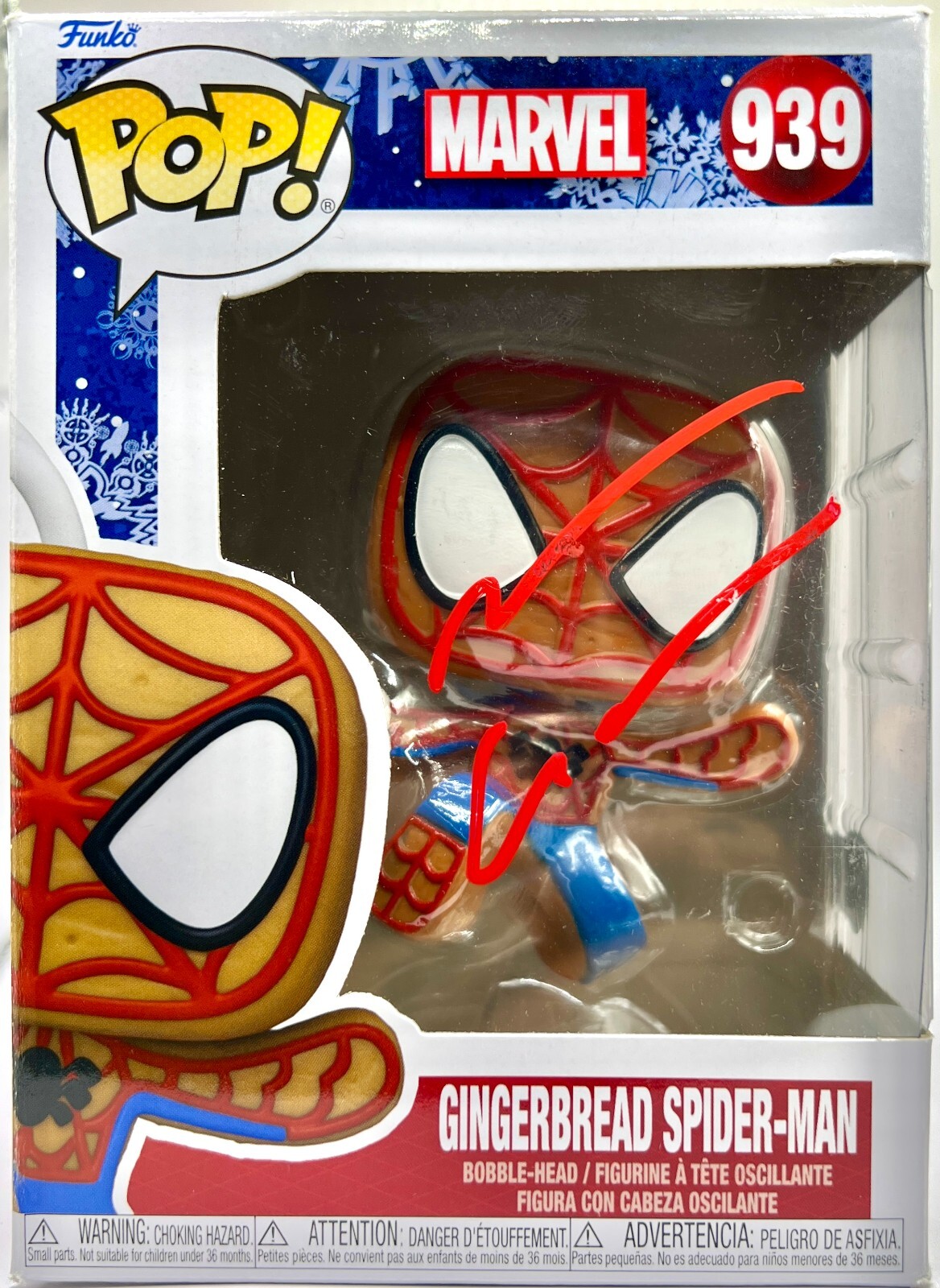 Andrew Garfield Signed Marvel Spider-Man Funko Pop 939 Beckett ...