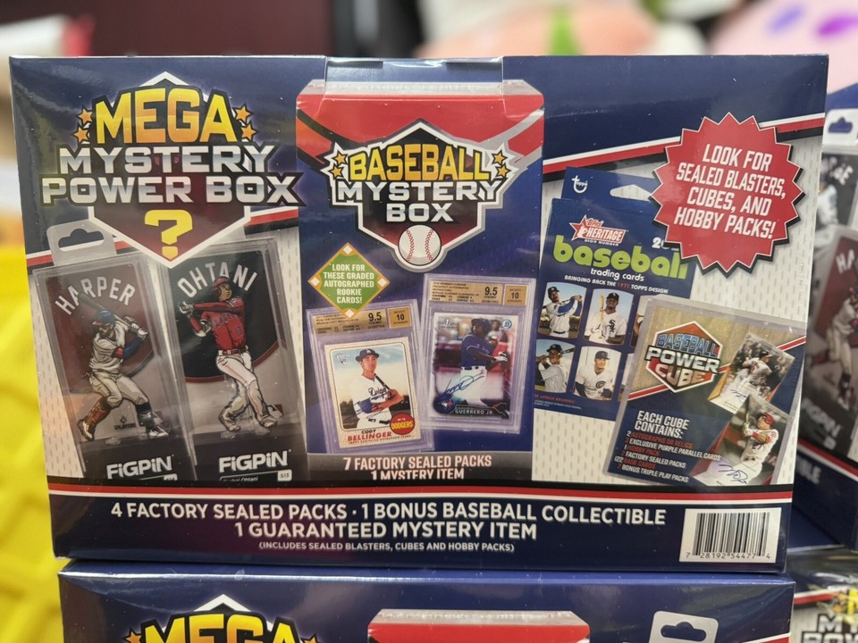 MJ Brand New Sealed MLB 2023 Mega Mystery Power Box Meijer Exclusive | eBay