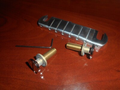NEW Genuine PRS Stop Tailpiece With SAE Studs, POLISHED ALUMINUM, #ACC ...