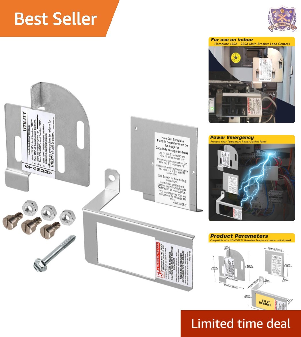 Generator Interlock Kit - HOMCGK2C Homeline Cover - 150A-225A Main ...