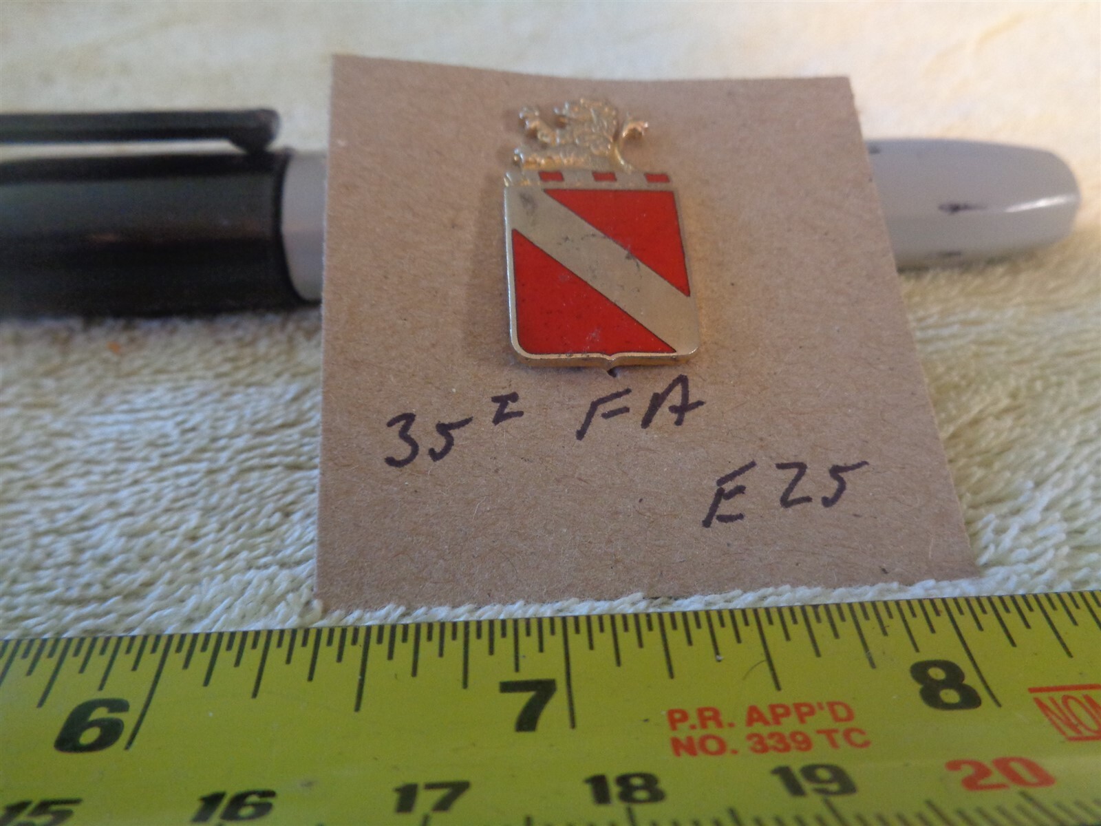 35th Field Artillery E25 Unit Crest, DI, DUI (DRAW#Z10) | eBay